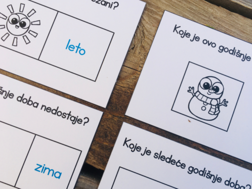 Serbian Vocabulary Activities, Seasons - Miss Jelena's Classroom