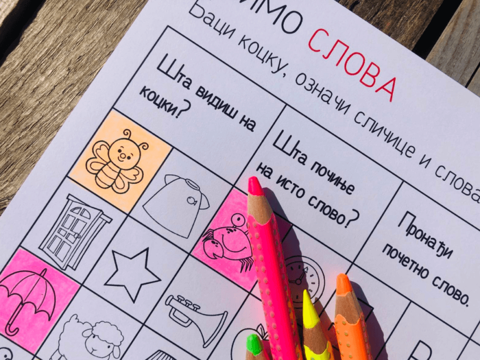 Serbian Letters - Miss Jelena's Classroom